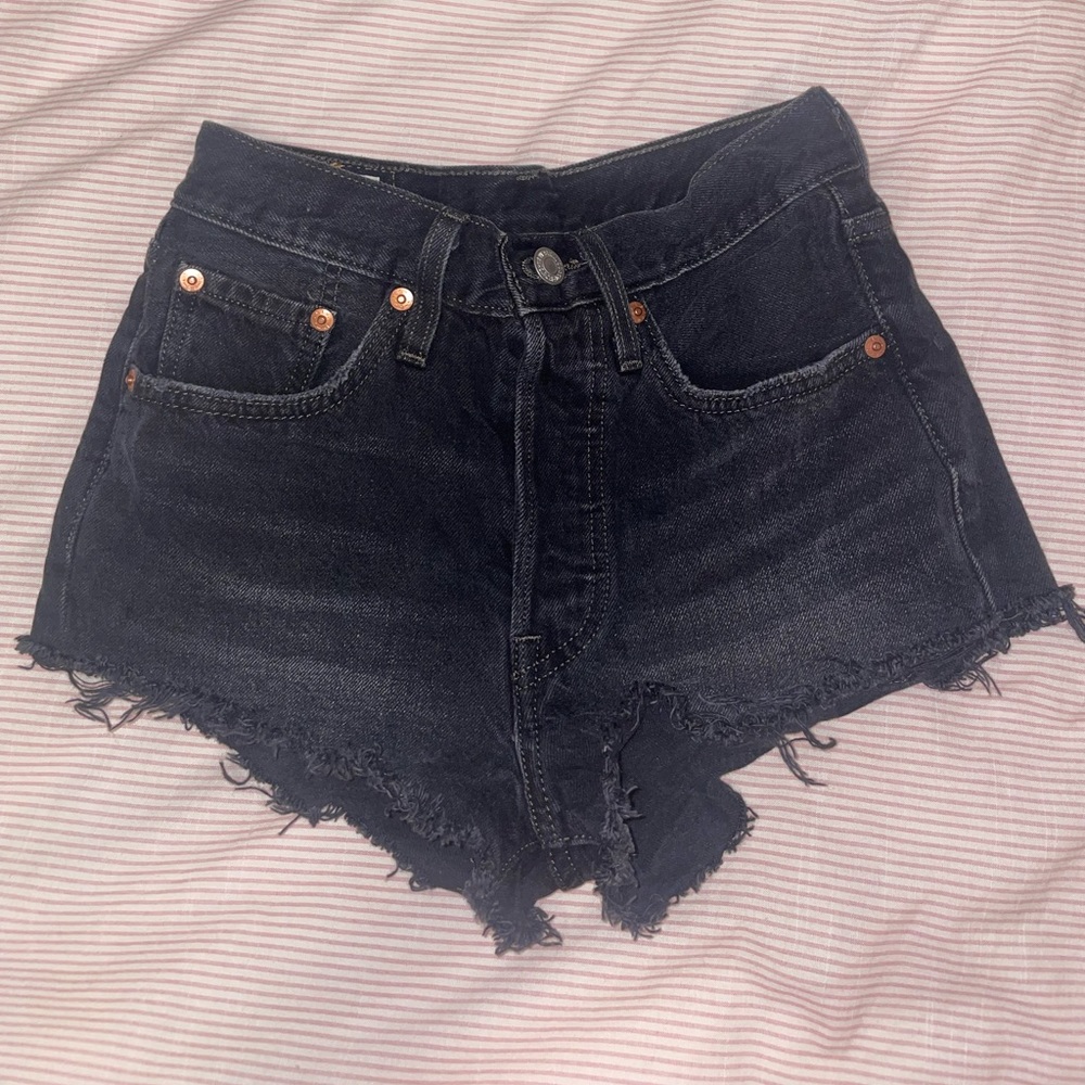 Levi’s Wedgie Extra Short Denim Shorts - Gem